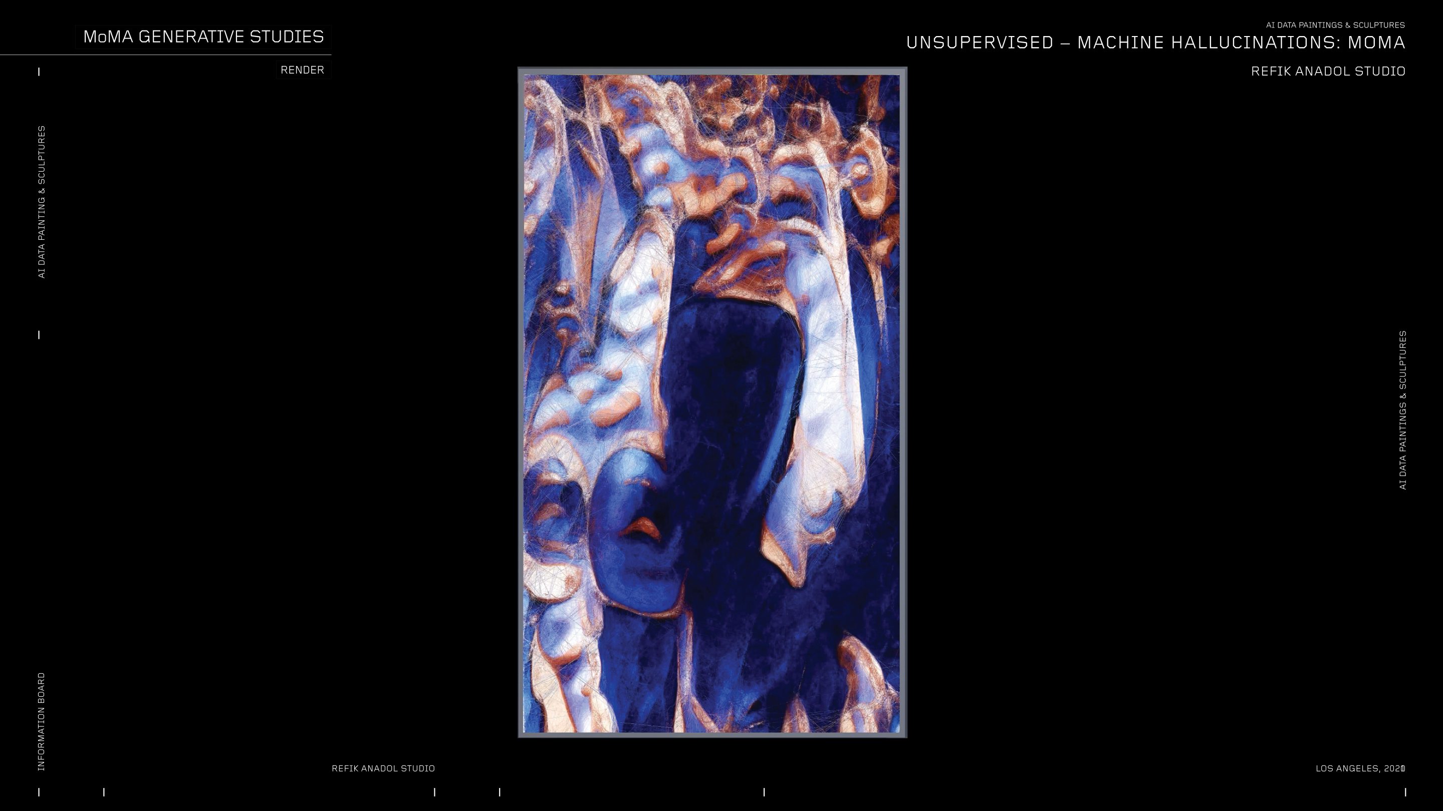 Unsupervised — Machine Hallucinations — MoMA - Refik Anadol Studio