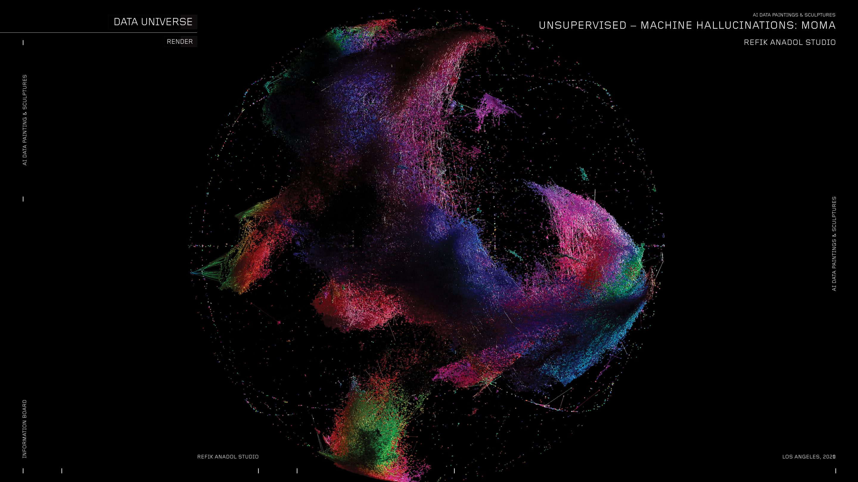 Unsupervised — Machine Hallucinations — MoMA - Refik Anadol Studio