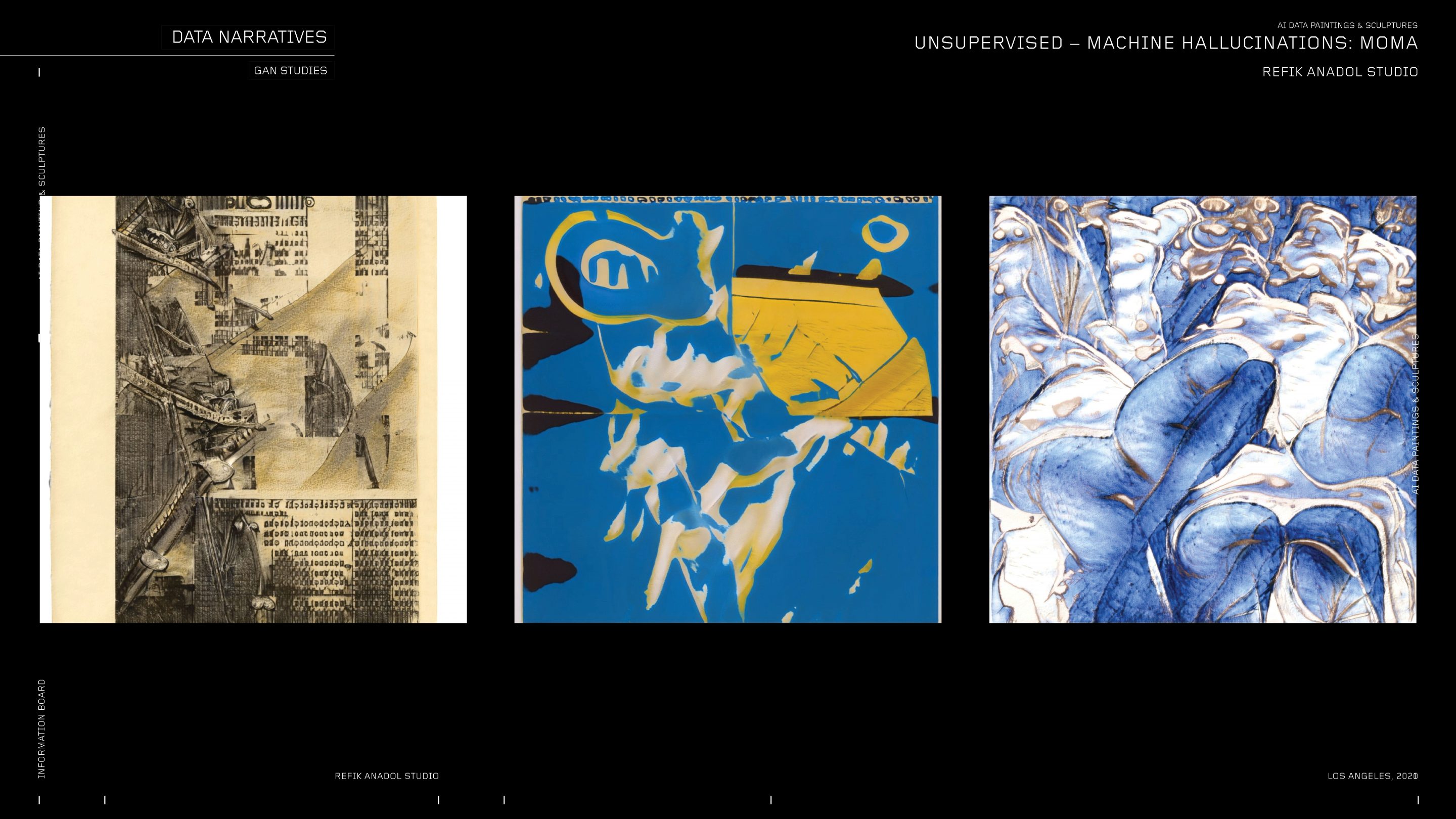 Unsupervised — Machine Hallucinations — MoMA - Refik Anadol Studio