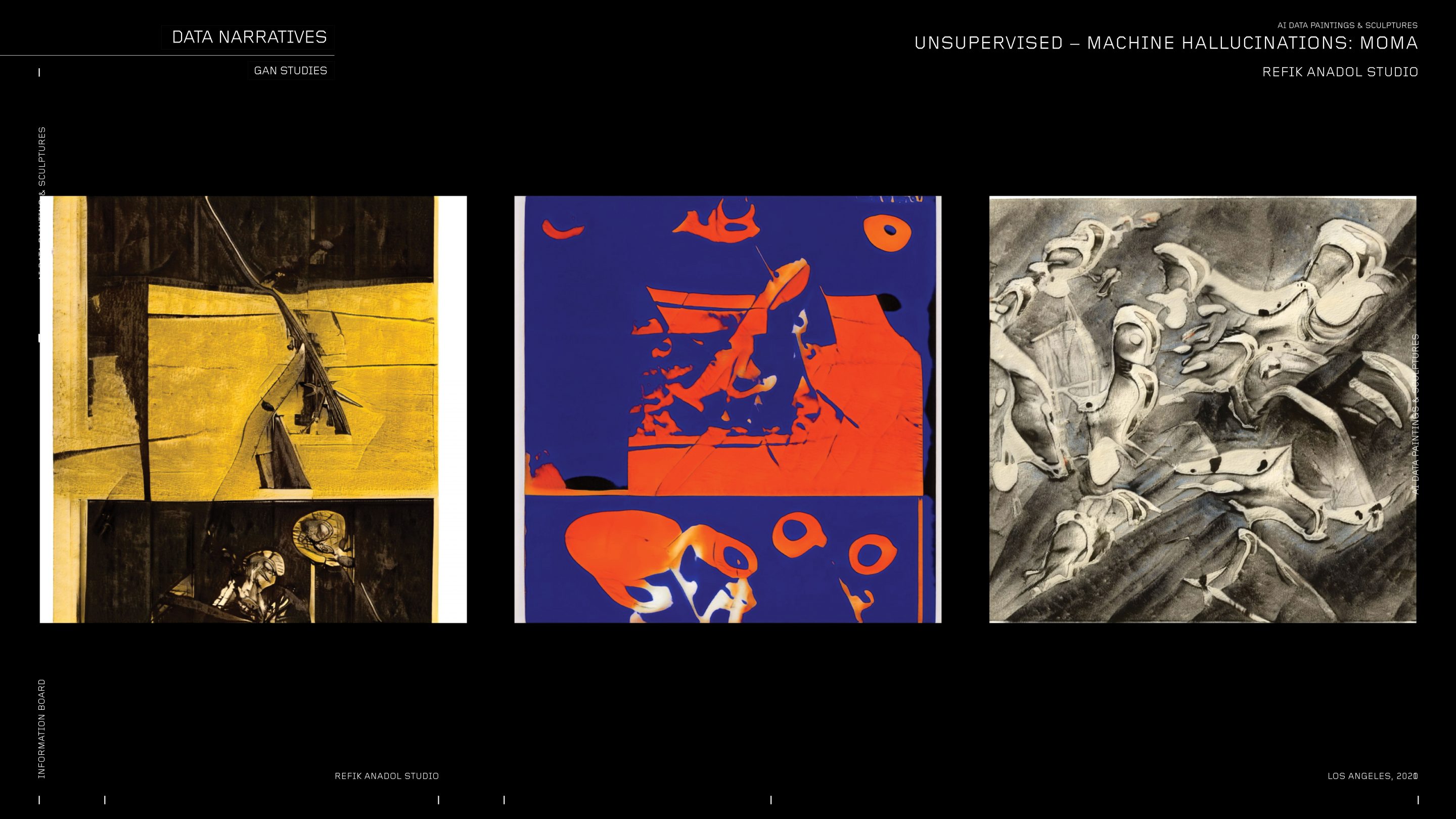 Unsupervised — Machine Hallucinations — MoMA - Refik Anadol Studio